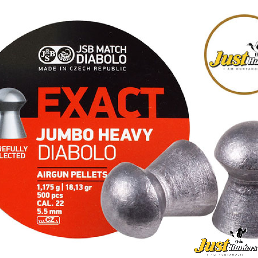 JSB Exact Jumbo Heavy .22 Cal. 18.13 g - Hunting, Shooting, Airguns, Scopes, Camo Clothing Store