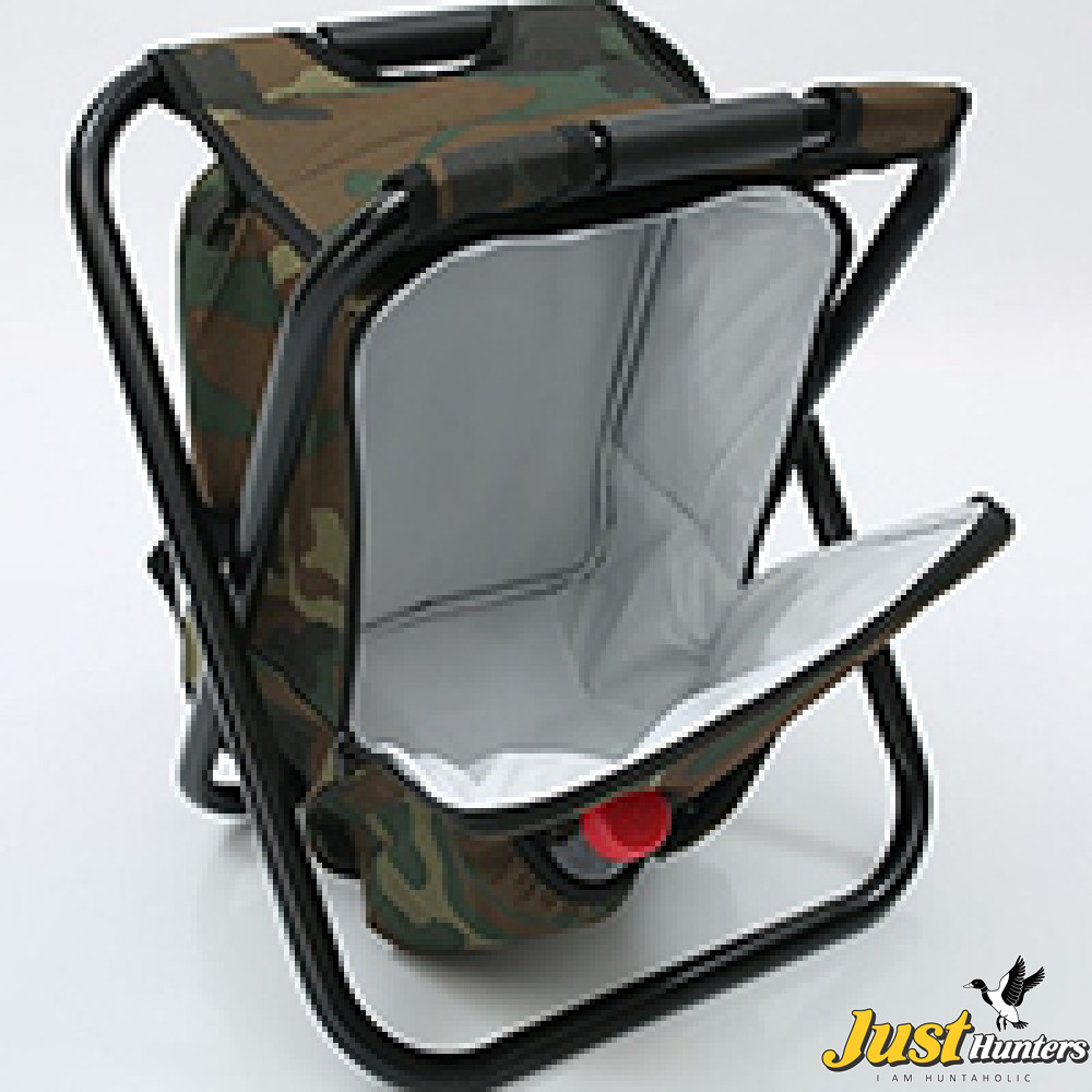 Outdoor Foldable Stool with Hot and Cool Bag - Hunting, Shooting ...