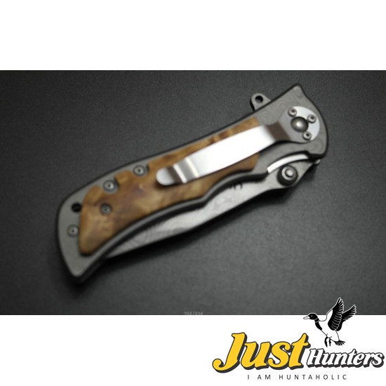 Browning Wood Handle Folding Knife outdoor tool survival camping ...