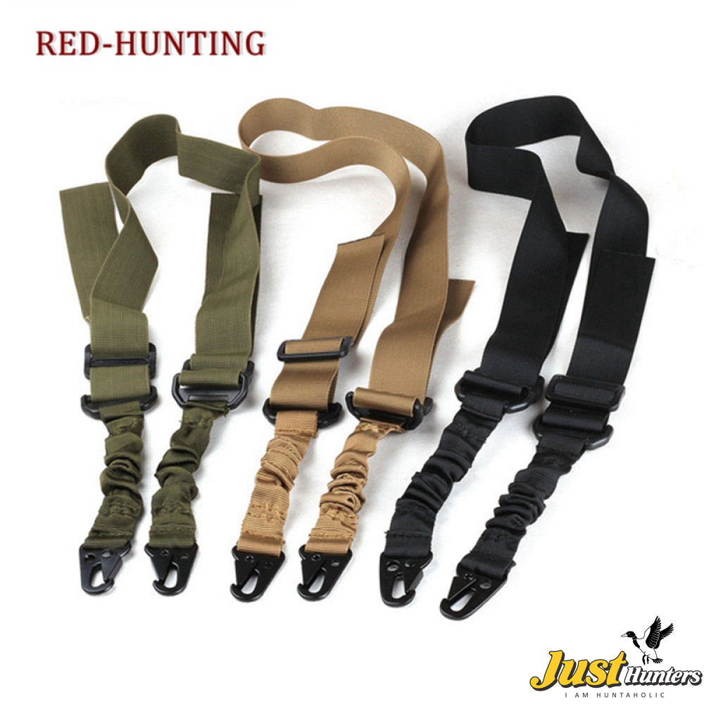 2 Point Rifle Sling with Upgrade Version Metal Hook, Multi-Use Two ...