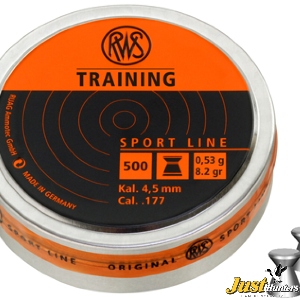 RWS TRAINING .177 4.5mm Airgun Pellets - Hunting, Shooting, Airguns ...