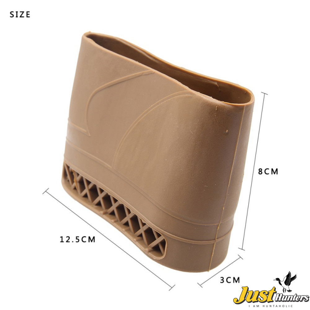 Hunting Rifle Rubber Recoil Pad Slip-On Butt stock Shotgun Shooting ...
