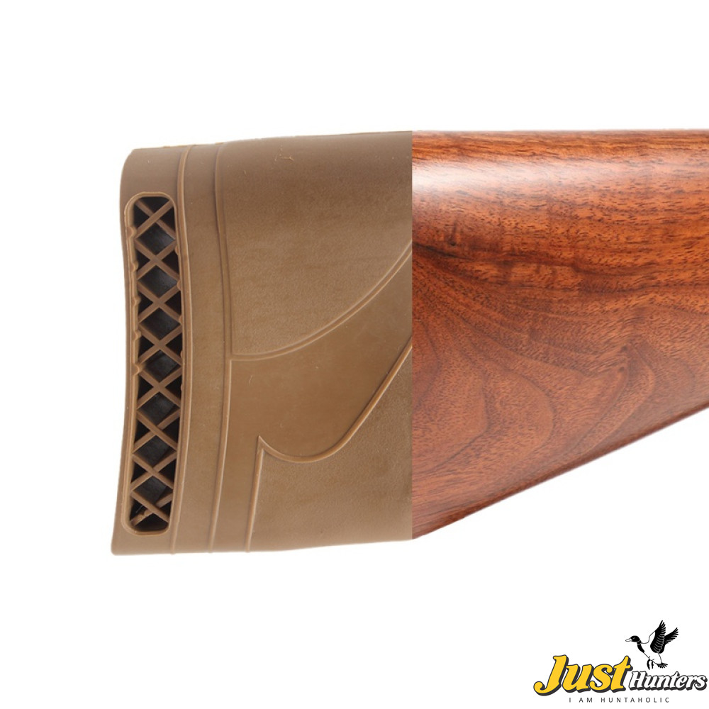 Hunting Rifle Rubber Recoil Pad Slip-On Butt stock Shotgun Shooting ...