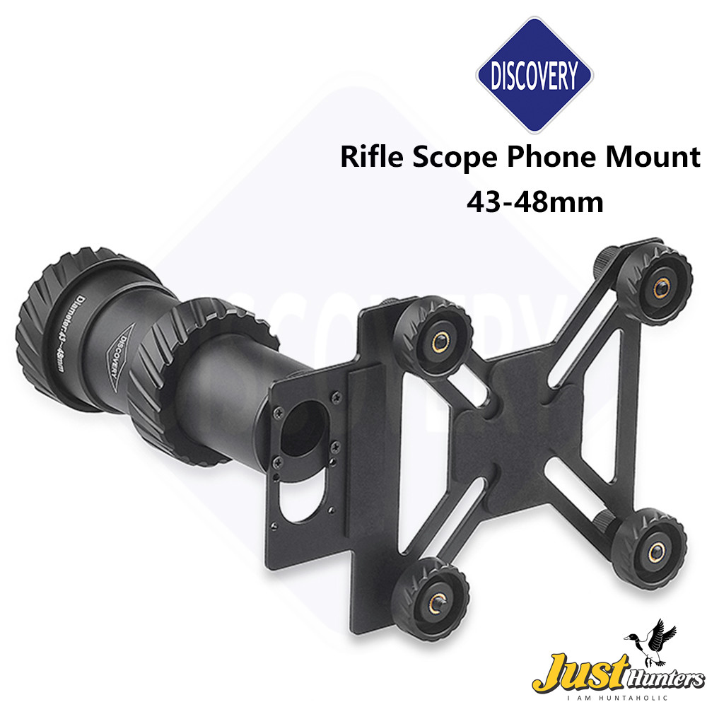 Universal Discovery Aluminium Alloy Anti-Slip Clip Scope Phone Mount ...