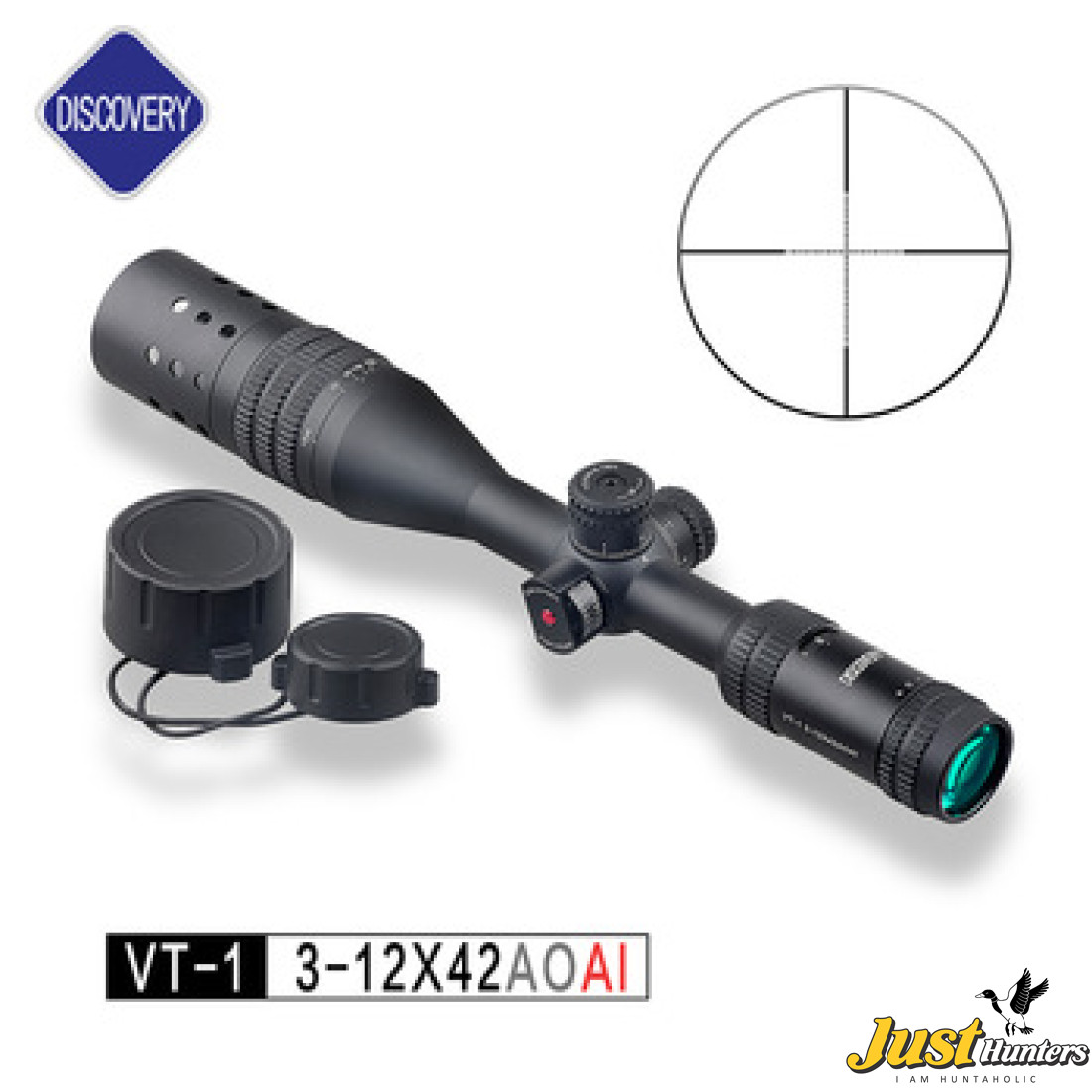 Discovery Optics Scope for Air Rifle VT-1 3-12X42 AOAI Pro, Hunting ...