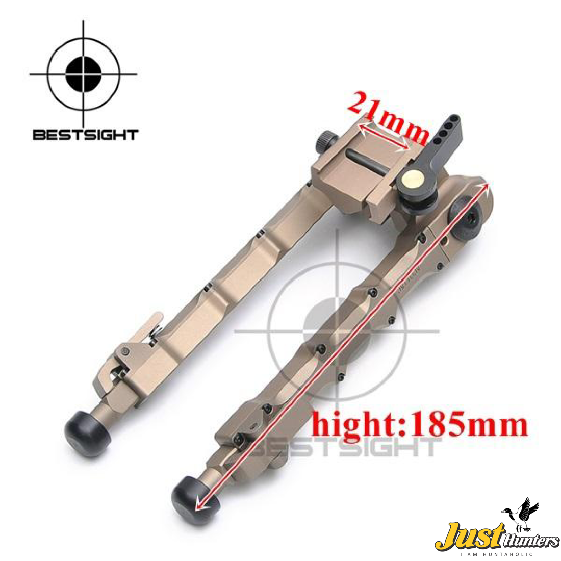 Tactical Hunting Rifle Bipod BR-4 Bolt Action Quick Detach Bipod fit ...