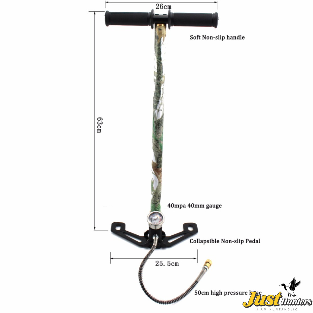 High Pressure PCP Airgun Hand Operated Air Pump 30mpa/4500psi Three ...