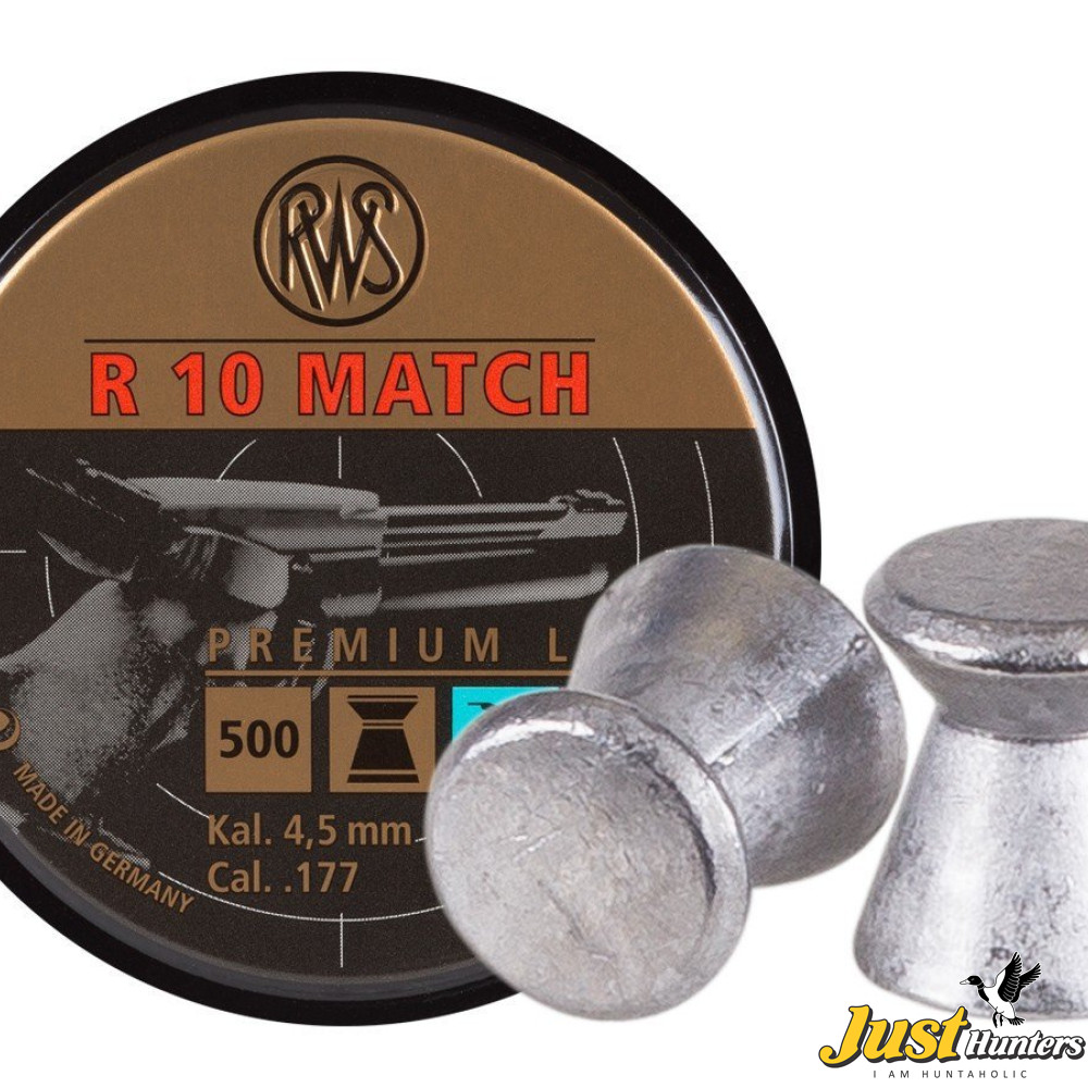 RWS R-10 Competition 500 Rounds 7.0 Grain .177 Caliber Air Gun Pellets ...