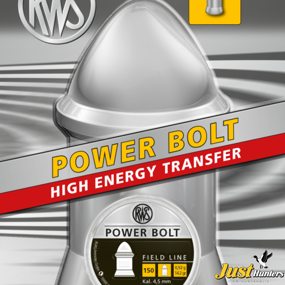 RWS Power Bolt Pellet 0.92g .177 Cal. - Hunting, Shooting, Airguns ...
