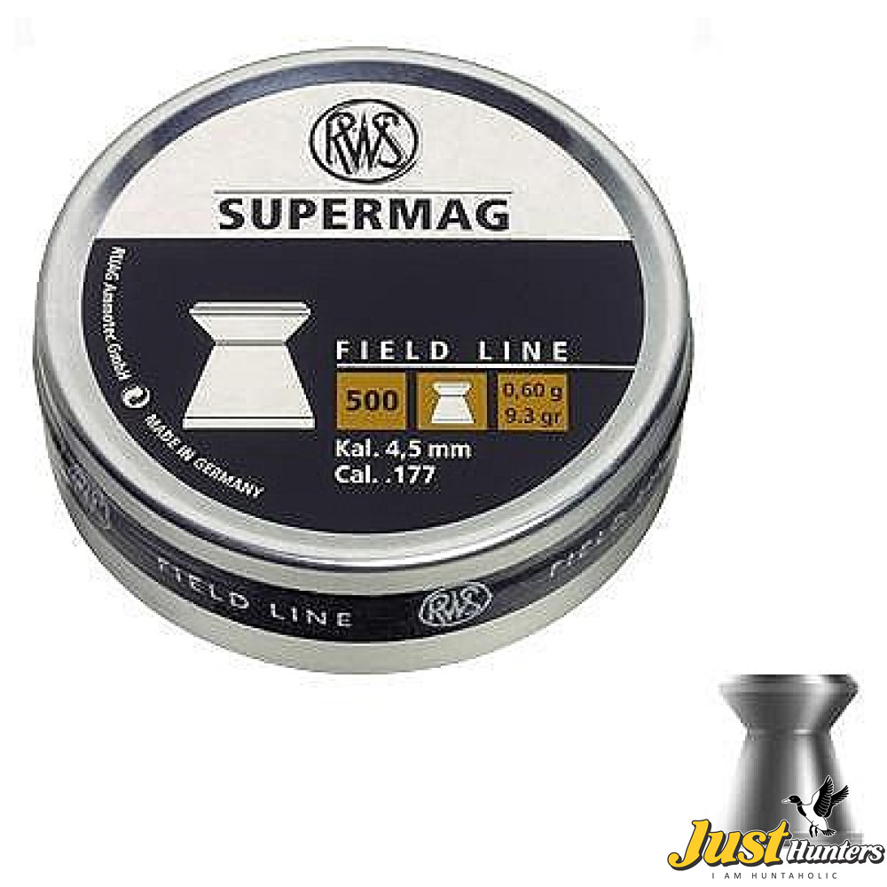 RWS Supermag .177 Caliber Pellet- 500 Count