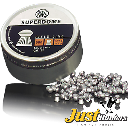RWS SUPER DOME Field Line .22 Caliber Pellet 100 PC's