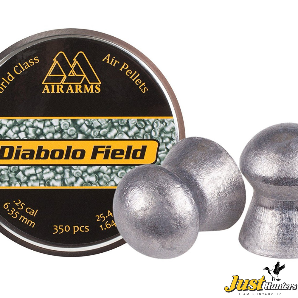 Air Arms Pellet Diabolo Field .25 Cal, 25.4 Grains, Domed, 350ct ...