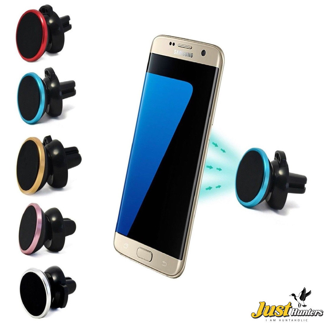 New 360 Rotating Magnetic Mount Car Air Vent Mobile Phone Holder Stand