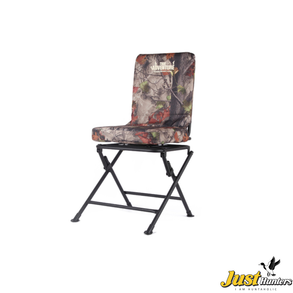 Outdoor Fishing, Hunting and Camping Folding Camouflage Swivel Chair