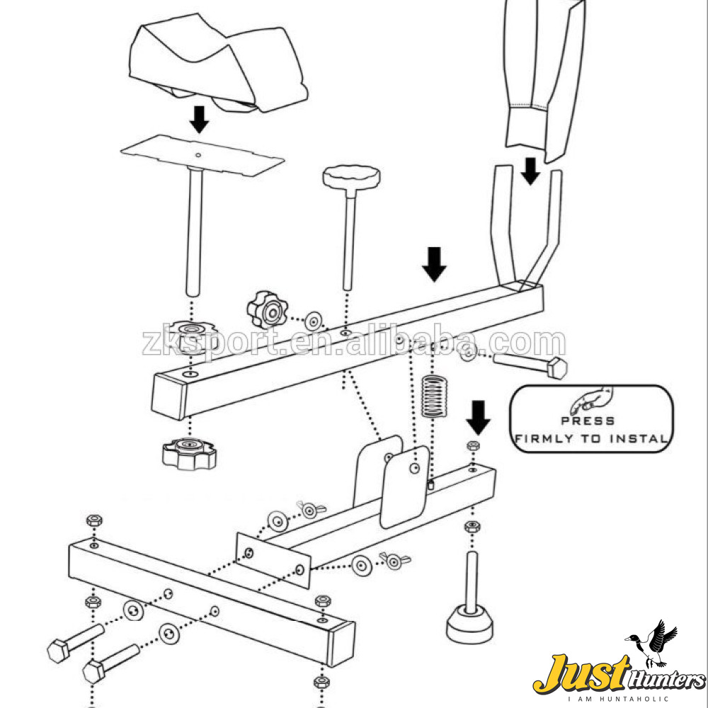 Zeroing Stand Gun Rest Shooting Rest Gun vise to keep your Gun more ...