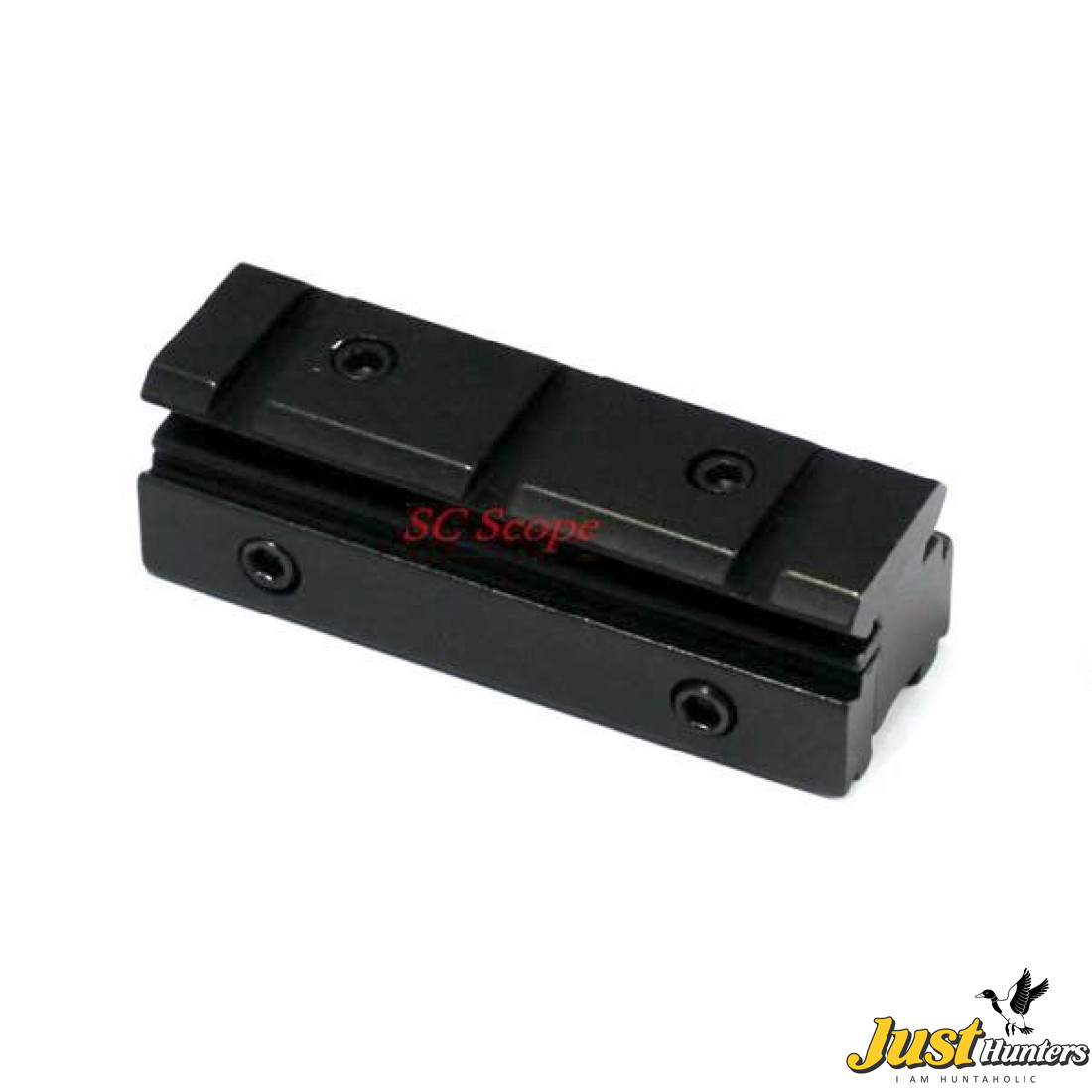 Dovetail to Weaver Riser Rail Mount 11/21 Adapter Fit Winchester etc ...