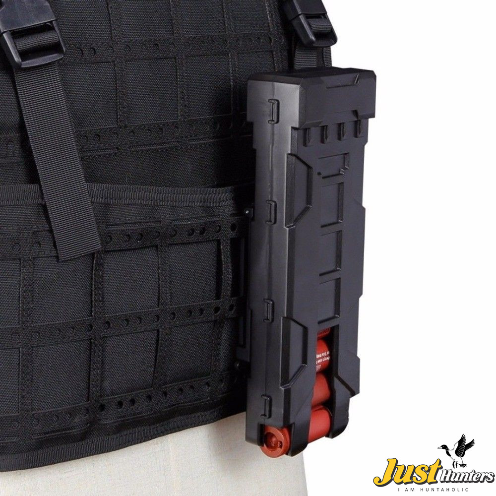Quick Access Shotgun Shell Magazine Carrier ABS Plastic Case 10 Rounds ...