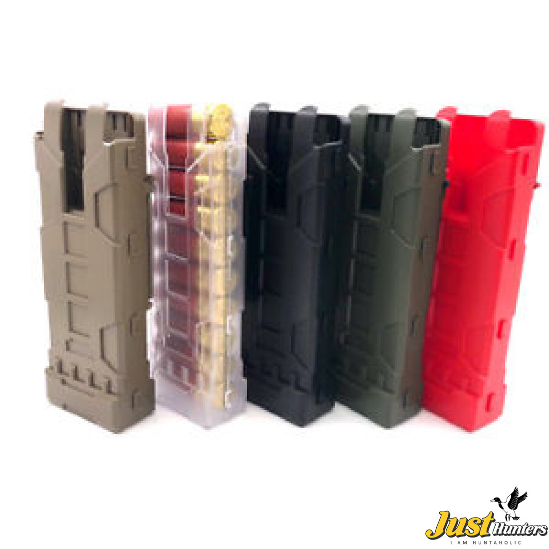 Quick Access Shotgun Shell Magazine Carrier ABS Plastic Case 10 Rounds ...