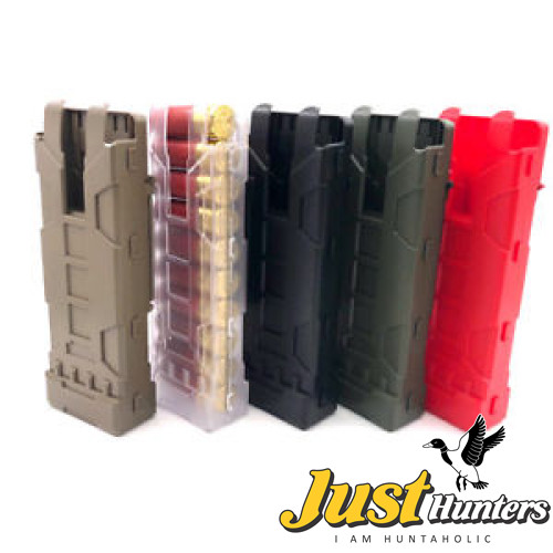 Quick Access Shotgun Shell Magazine Carrier ABS Plastic Case 10 Rounds ...