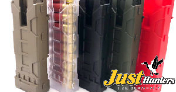 Quick Access Shotgun Shell Magazine Carrier ABS Plastic Case 10 Rounds ...