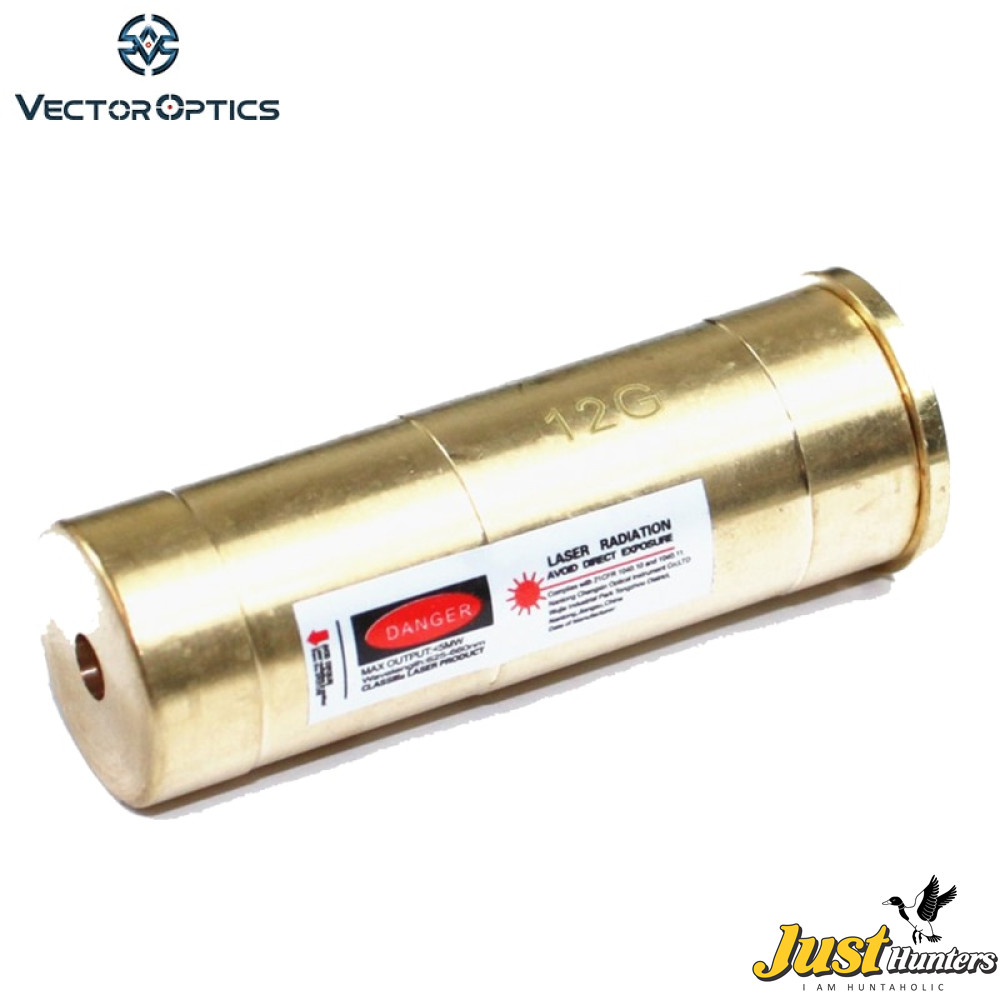 Vector Optics 12 Gauge Cartridge Red Laser Bore Sighter - Hunting ...