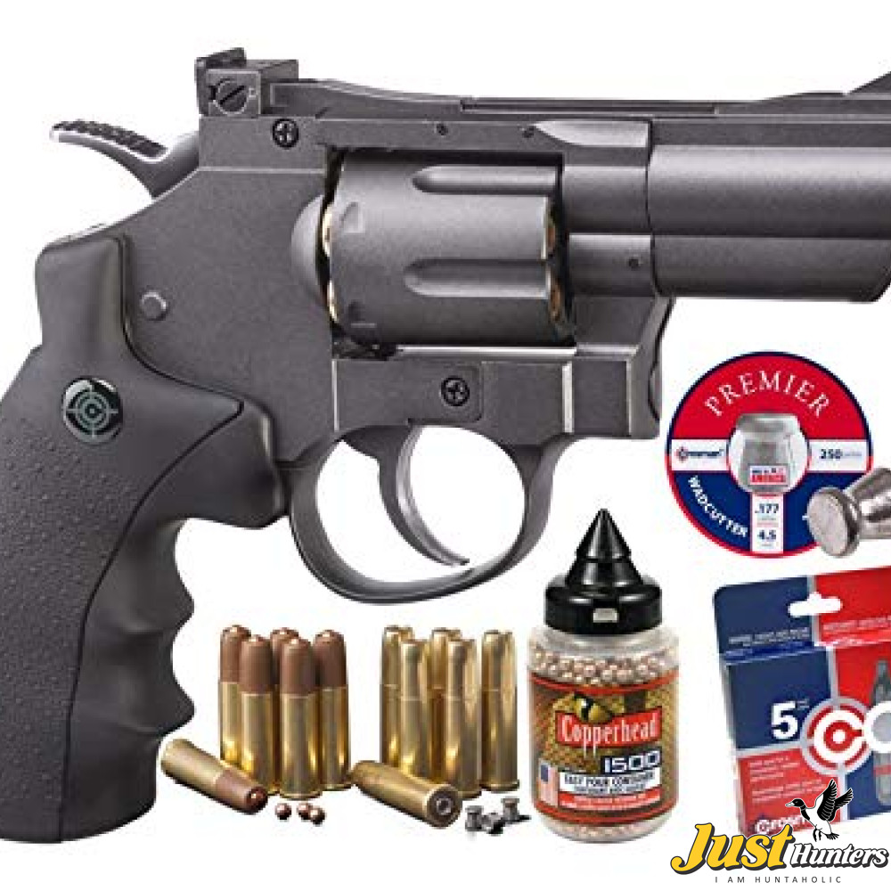 Buy Crosman SNR357 CO2 Powered, Dual Ammo Full Metal Snub Nose Air ...