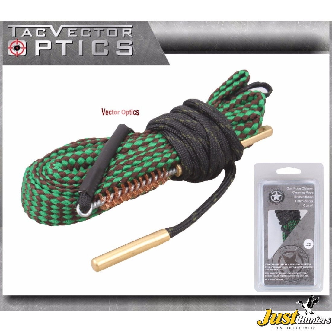 Buy Vector Optics .223 5.56 mm .22 Caliber Rifle Bore Snake Rope with ...