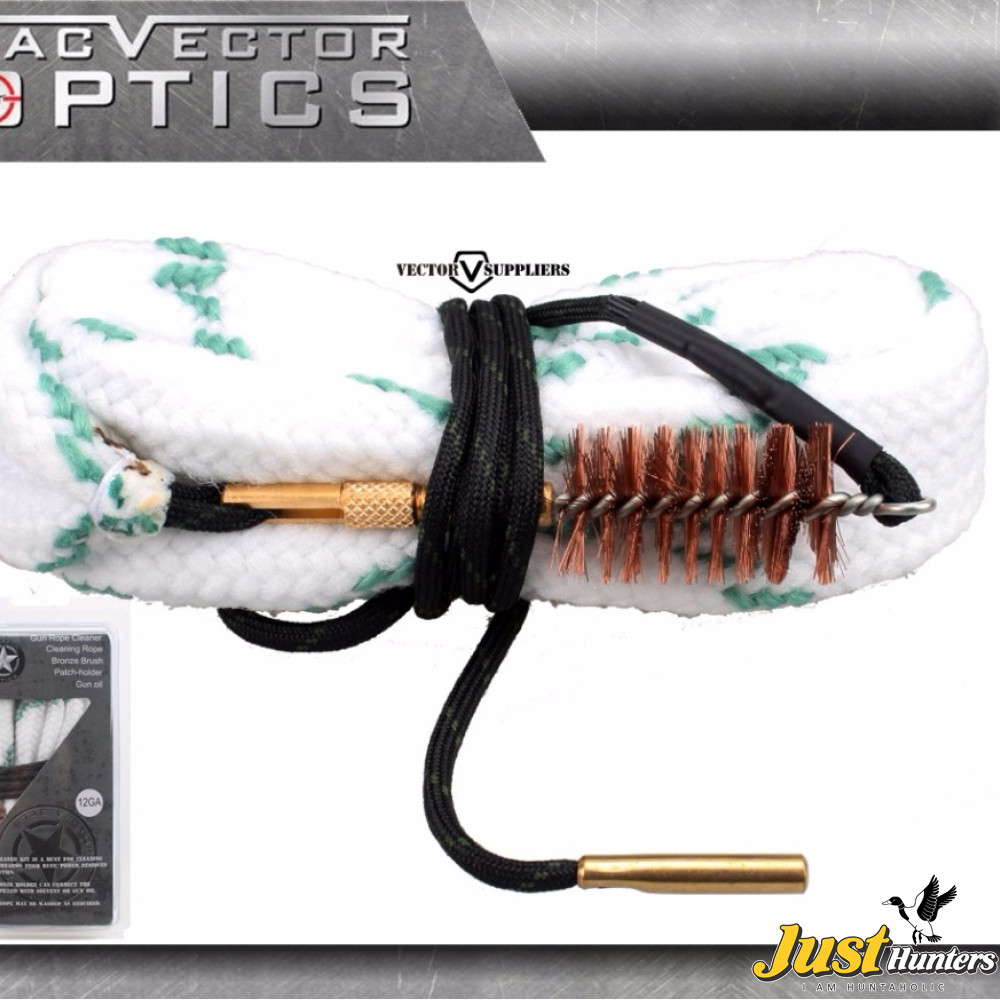 Buy Vector Optics 12 Gauge Shotgun Bore Snake Rope with Bronze Brush ...