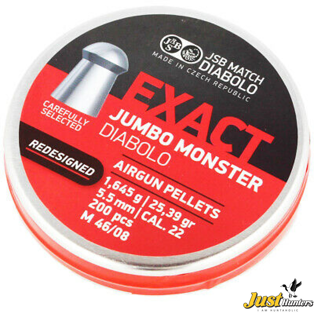 JSB Exact Jumbo Monster Redesigned Cal .22 with 25.39 Gr - Hunting ...