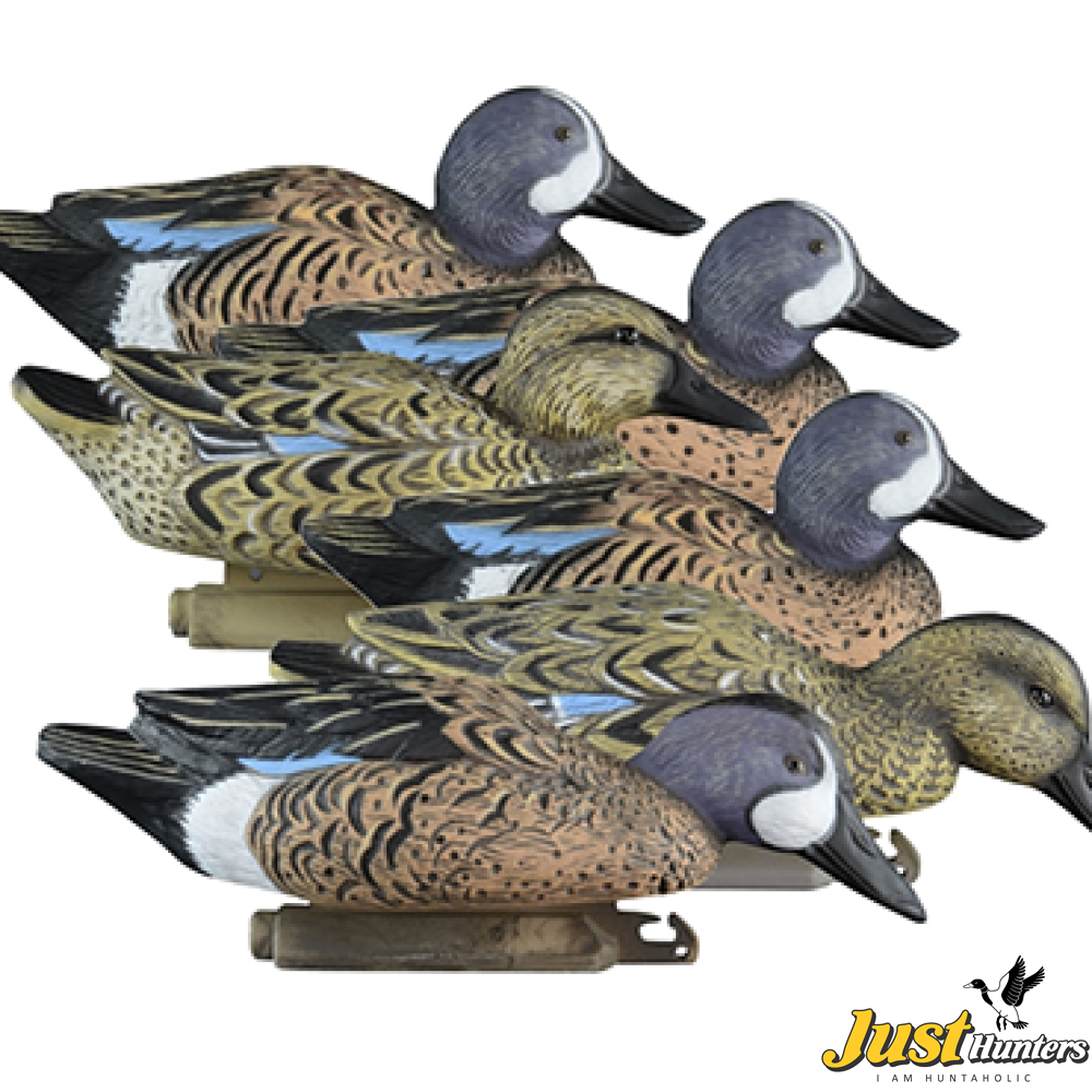 Higdon Blue Wing Teal Duck Decoys Foam Filled 6 Pc. - Hunting, Shooting ...