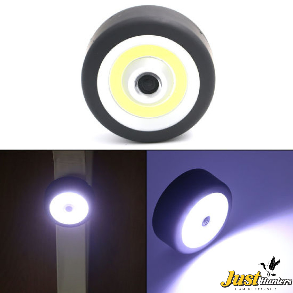 Super Mini COB LED Flashlight Round Portable - Hunting, Shooting ...