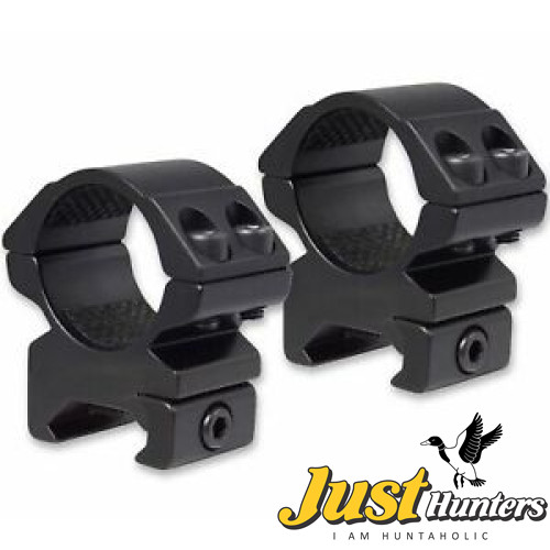 Buy Hawke Optics 1" 2-Piece Medium Match Mount Weaver Rail Black Scope ...