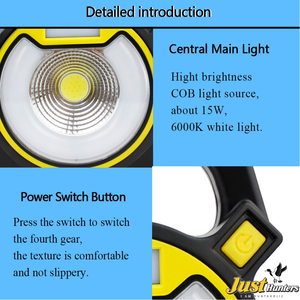 Buy COB LED Portable Spotlight 15W Searchlight for Camping Online Best ...
