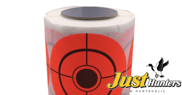 Targets Roll Orange 100 Target Stickers for Shooting - Hunting ...