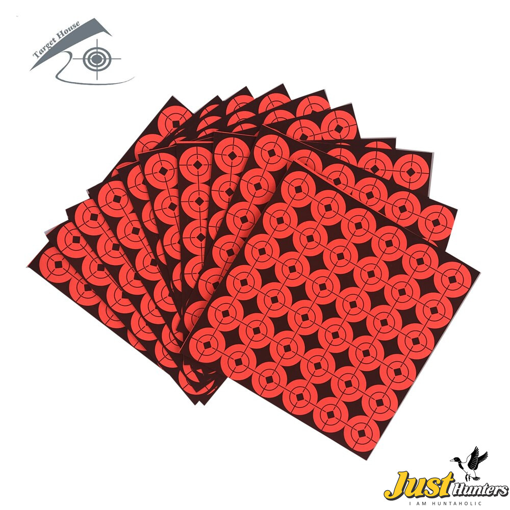 Neon Red Target Stickers Bullseye Stickers for Shooting - Hunting ...
