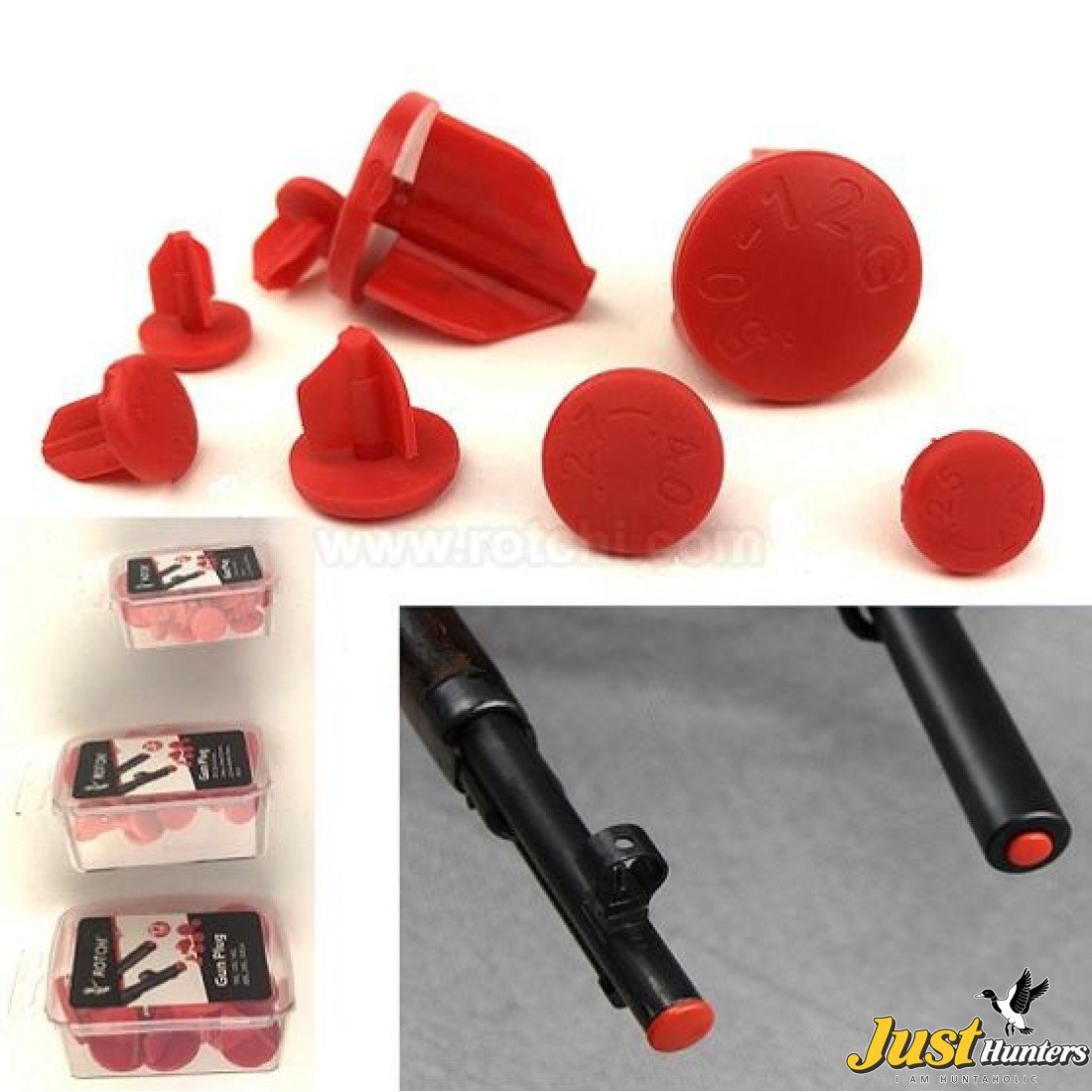 Rotchi Muzzle Cap 12G, 16G, 20G and 50 cal. - Hunting, Shooting ...