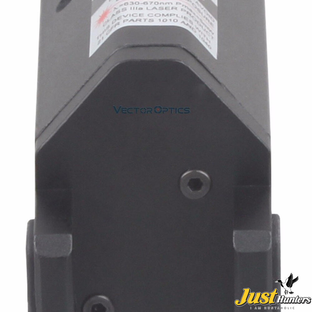 Vector Optics Tactical Pistol Flashlight with Red Laser Sight Combo for ...