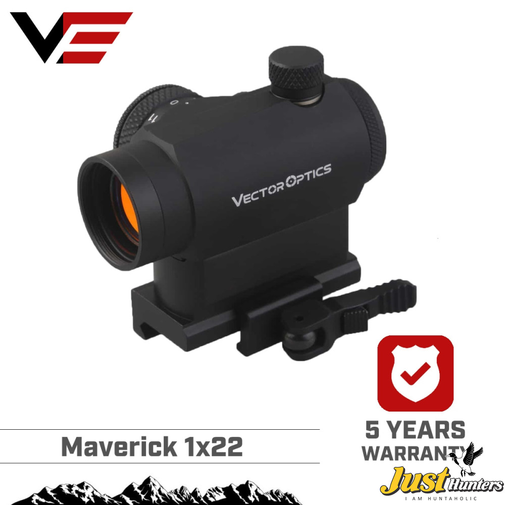 Vector Optics Maverick 1X22 Red Dot Sight for AR15 M4 - Hunting ...