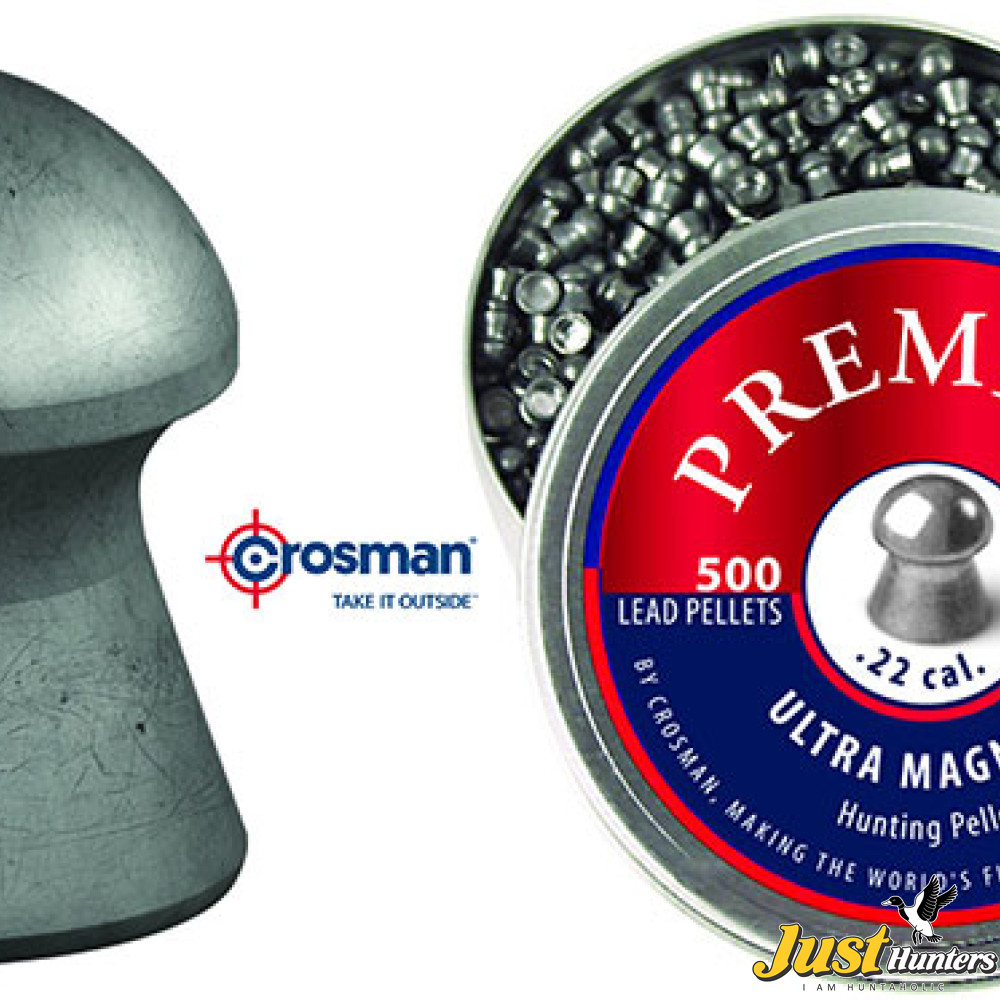 Buy Crosman Domed 14.3 gr Premier Pellets .22 Cal. Online Best Price in ...