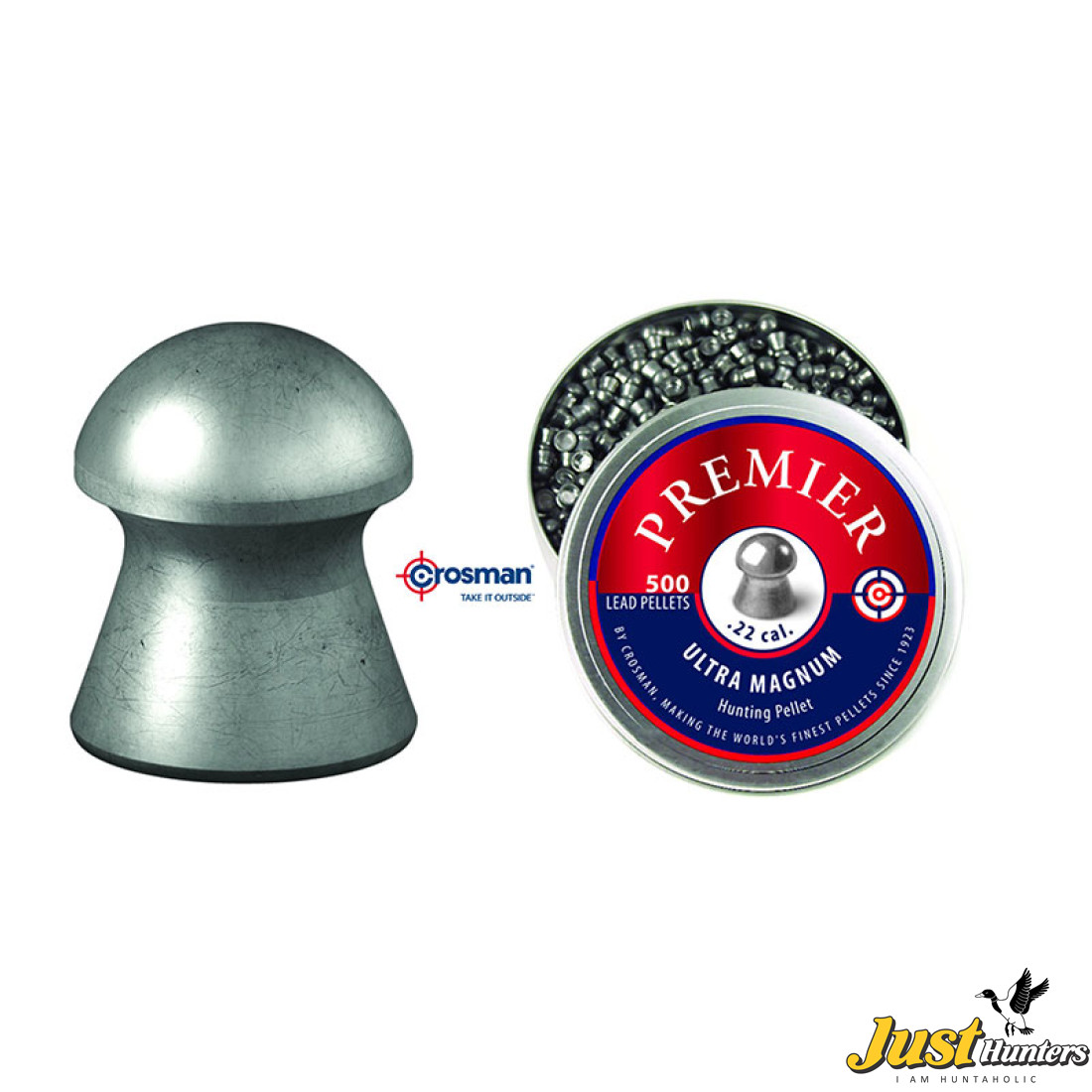 Buy Crosman Domed 14.3 gr Premier Pellets .22 Cal. Online Best Price in ...