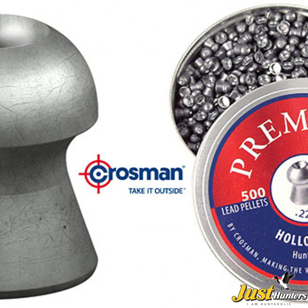 Crosman Hollow Point 14.3 gr Premier Pellets .22 Cal. - Hunting ...