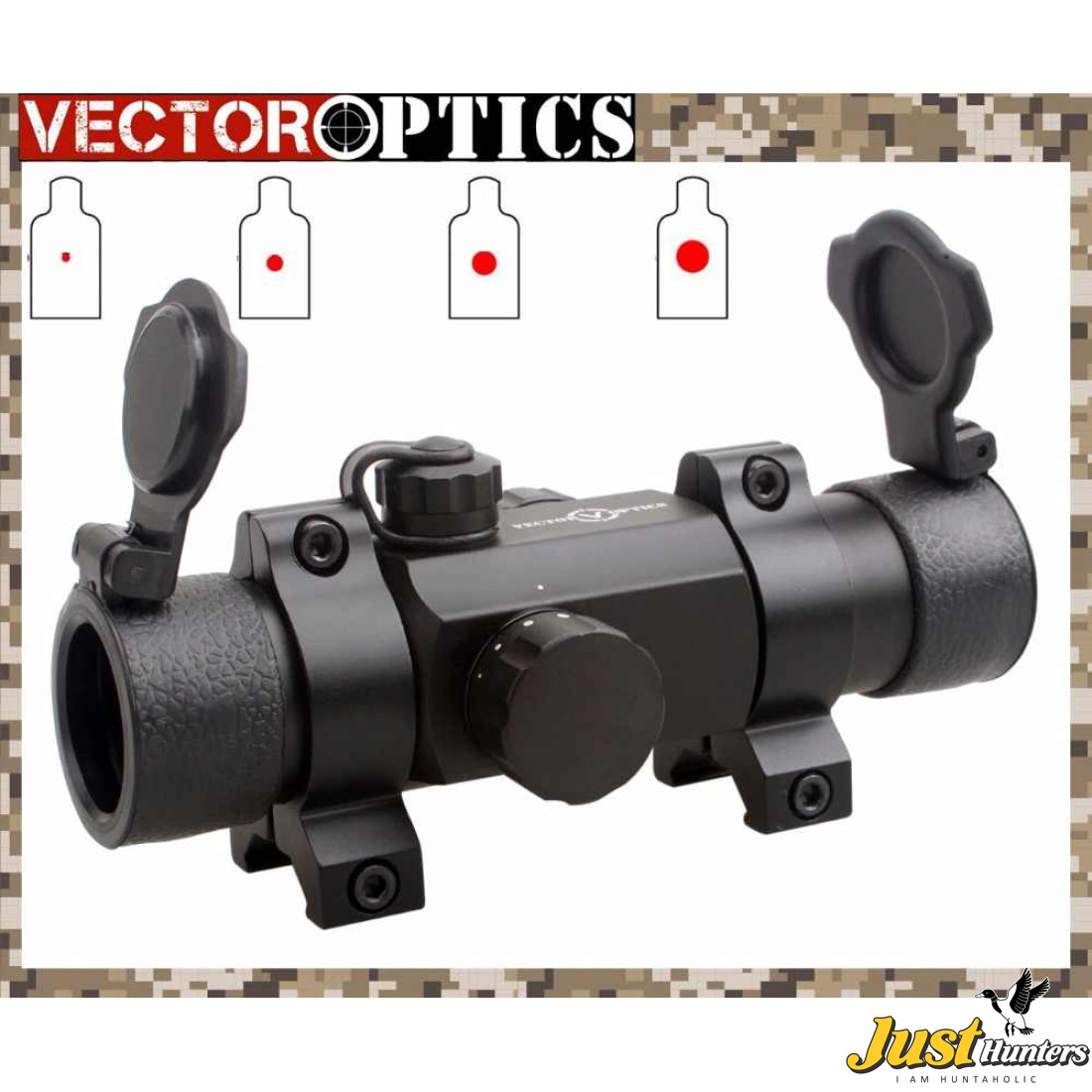 Vector Optics Harpoon 1X30 Red Dot Sight - Hunting, Shooting, Airguns ...