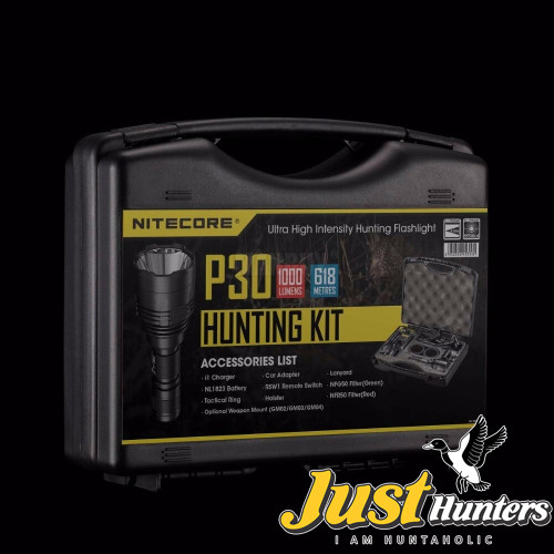 Buy NITECORE P30 HUNTING KIT 1000 Lumens CREE XP-L HI V3 LED WITH I1 ...