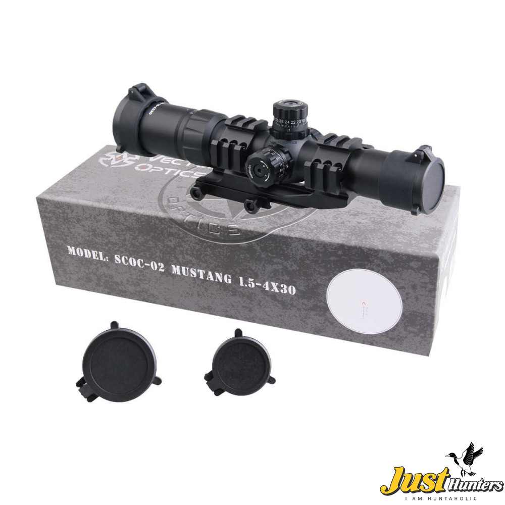 Buy Vector Optics Mustang 1.5-4x30 Hunting Long Eye Relief Rifle Scope ...