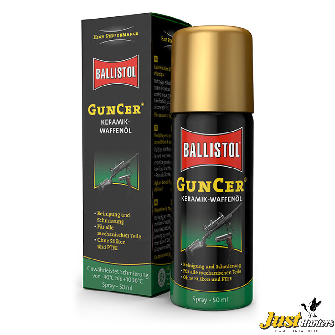 Ballistol GunCer Ceramic Gun Oil 50 ml - Hunting, Shooting, Airguns ...