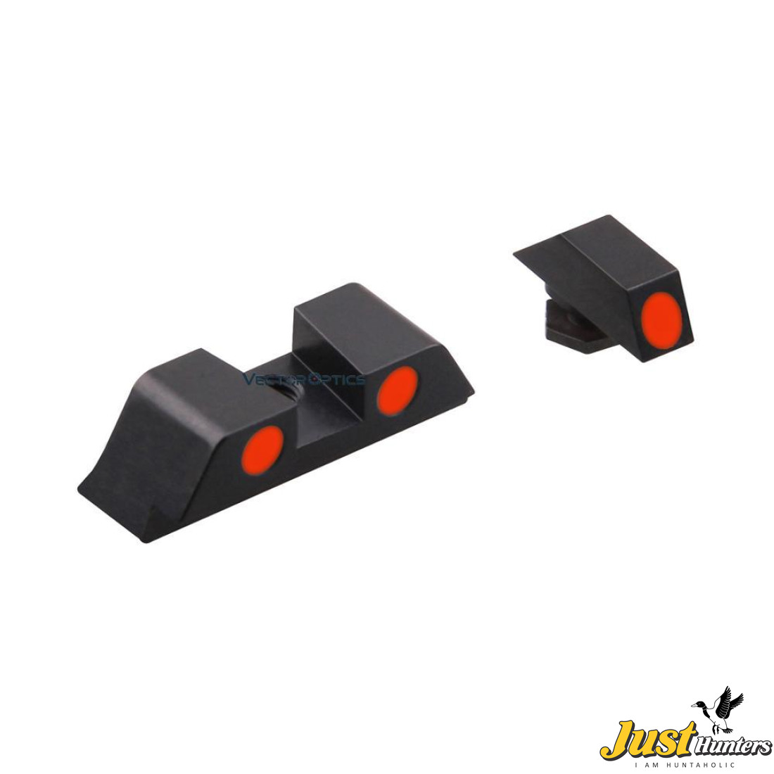 Buy Front and Rear Red Fiber Optic Sight Combo fit for Glock 17 19 ...