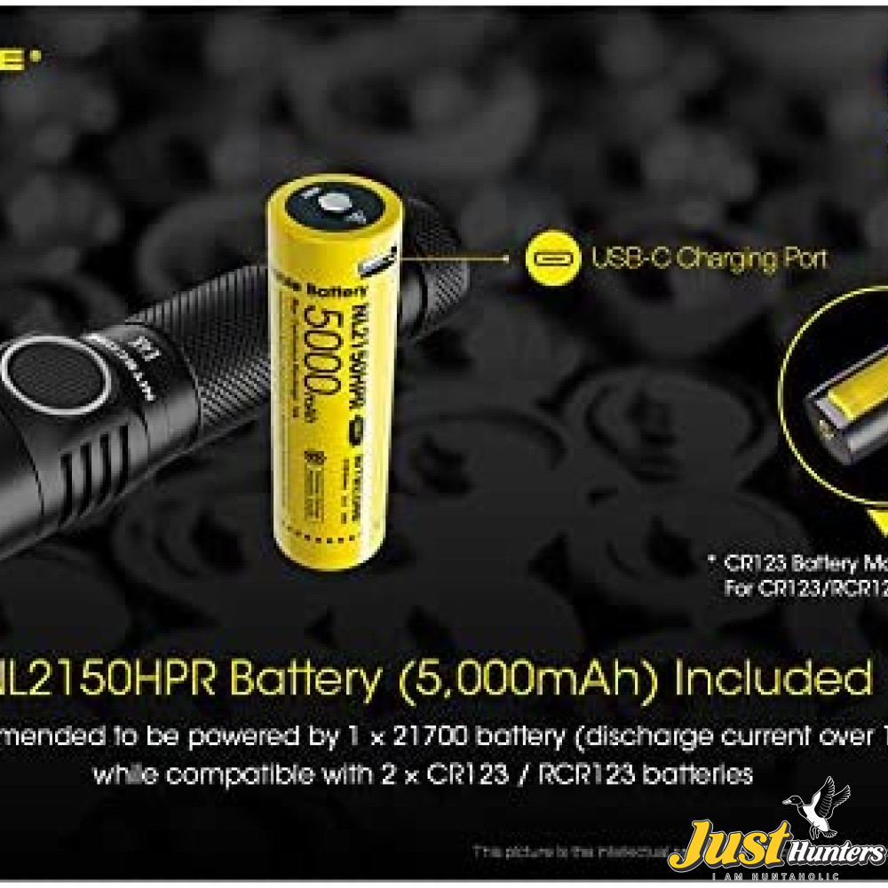 NITECORE E4K EDC Flashlight with 5000mAh USB-C Rechargeable Battery ...