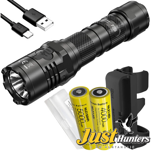 Nitecore P20i Tactical Flashlight 1800 Lumen USB-C Rechargeable Strobe ...