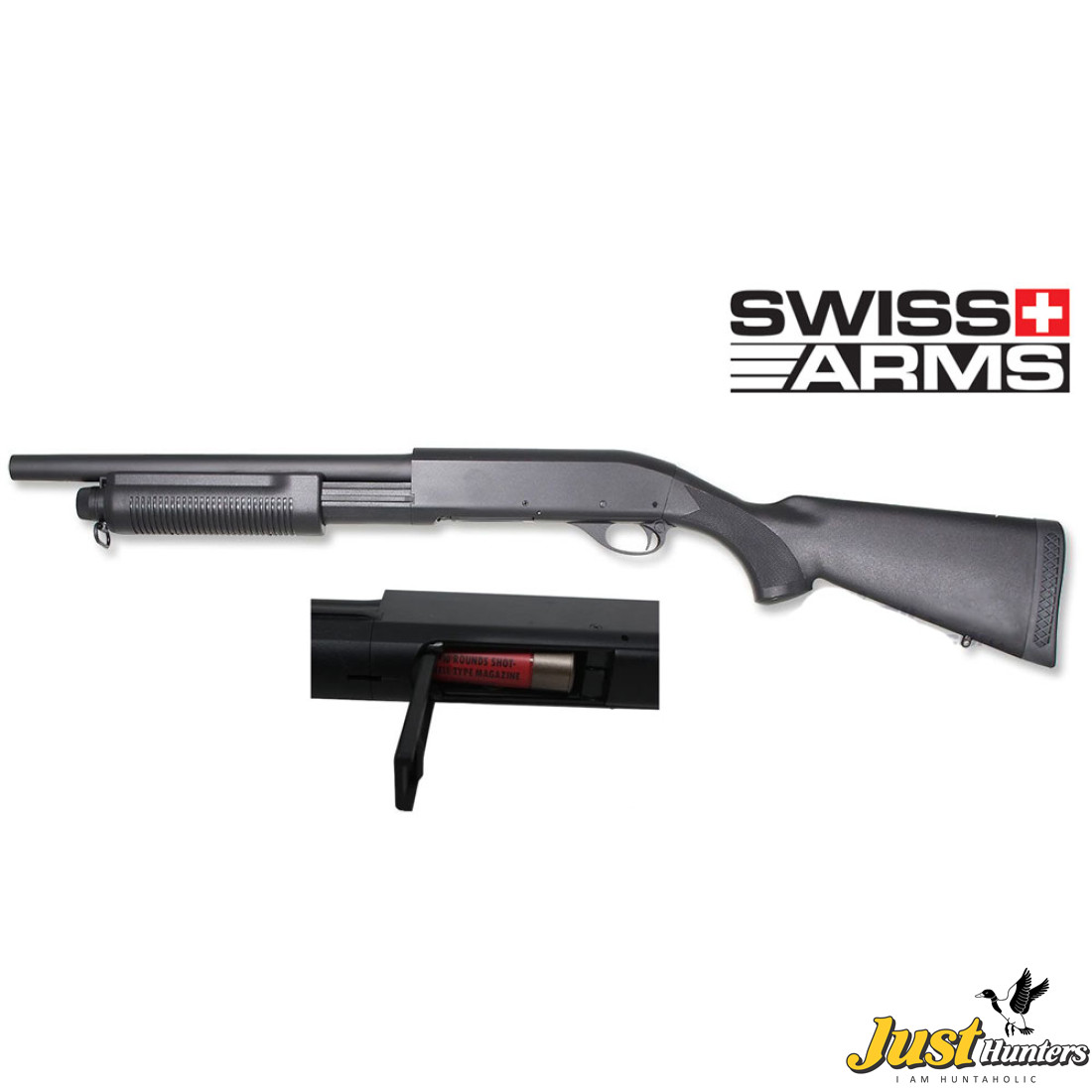 Swiss Arms Shotgun Airsoft 6mm BB Multi-Shot - Hunting, Shooting ...