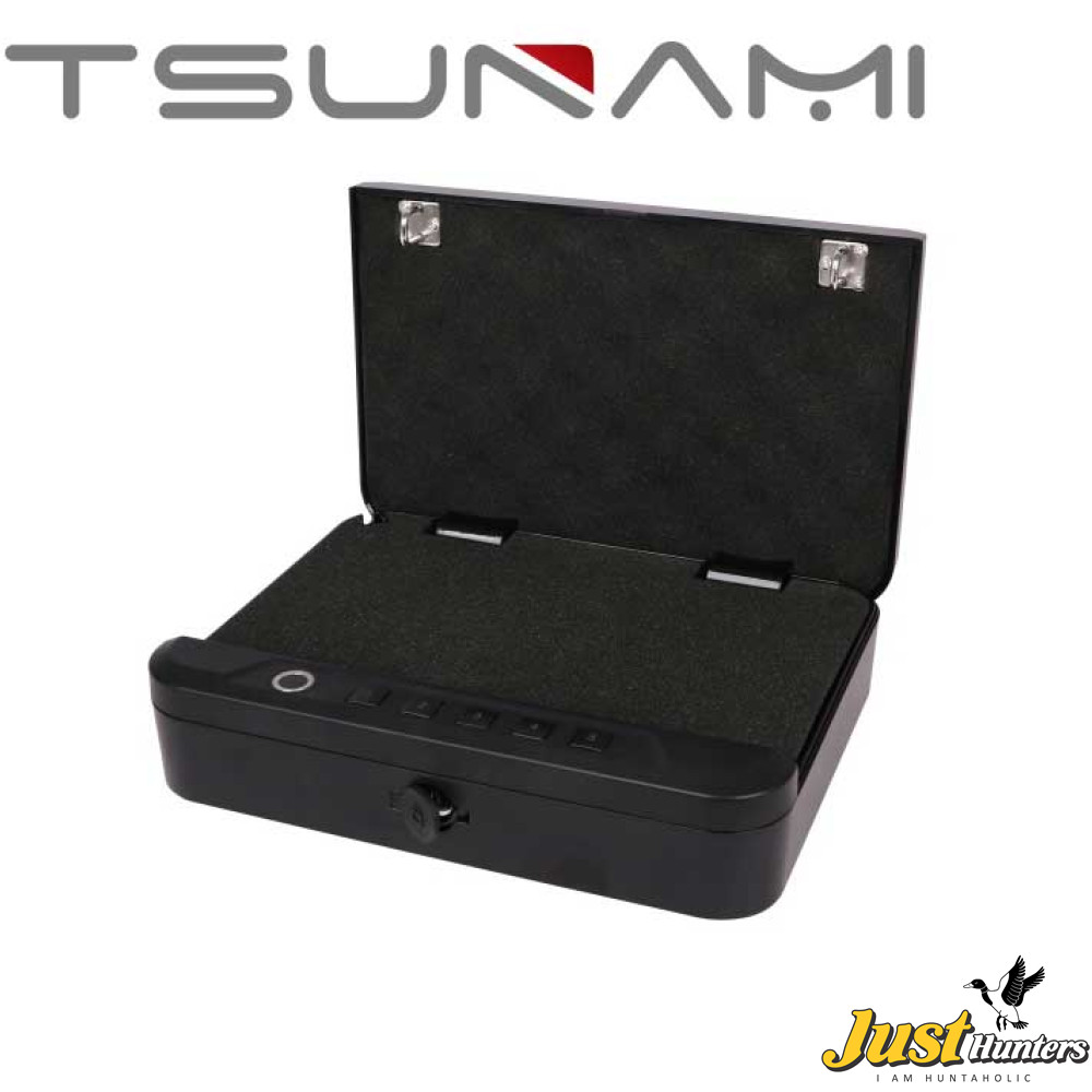 Tsunami Aluminium Alloy Biometric Fingerprint Lock Gun Safe Case Box